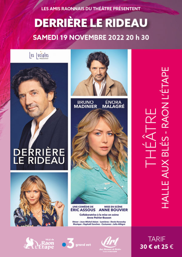 Théâtre : oserez-vous regarder Derrière le rideau avec Énora Malagré et ...